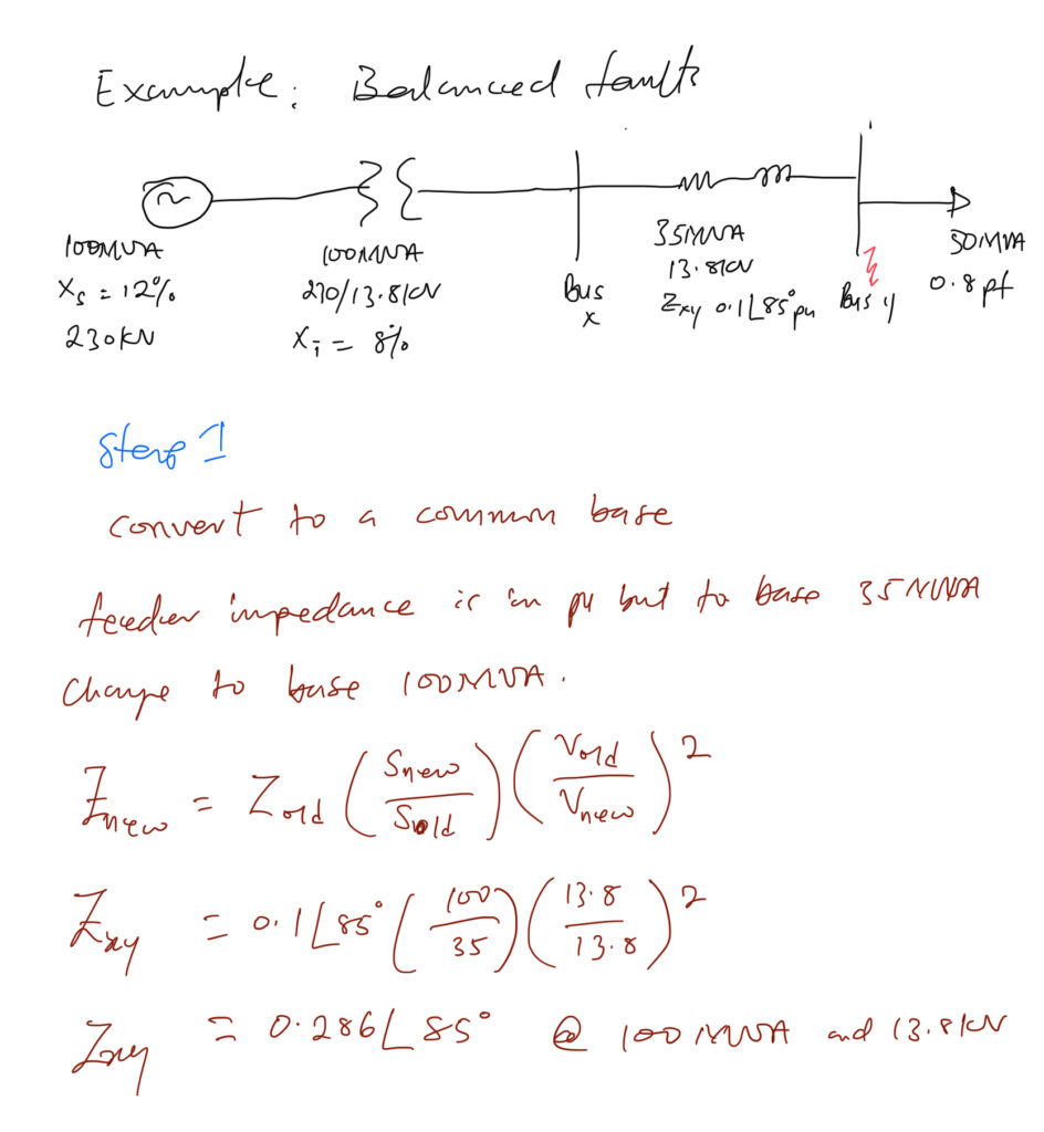 How to Calculate a Balanced Fault in an Electrical System - ShaiLearning